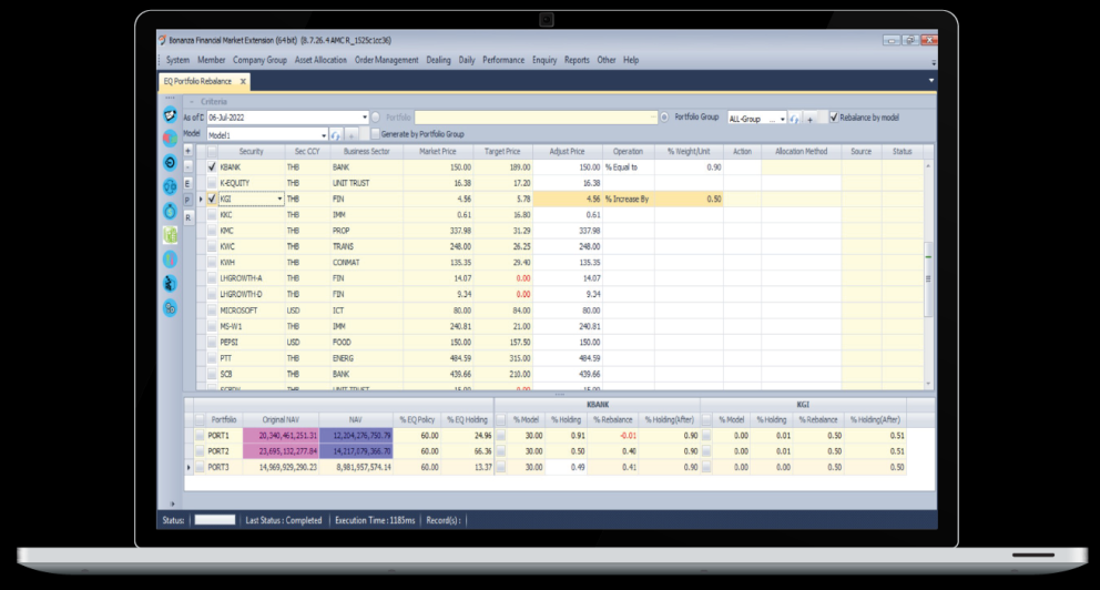 Bonanza Model X - Wealth Management System Limited